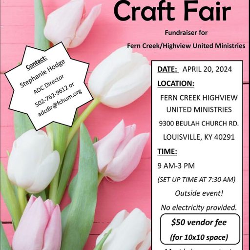 2024 Spring Benefit Craft Fair – Fern Creek Highview United Ministries